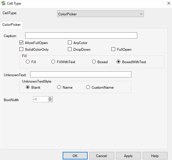 Color Picker Tab | Spread Windows Forms 18