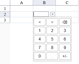 Displaying a Number Pad in Number Cells | Spread for ASP.NET Documentation | Spread ASP.NET 18