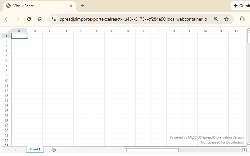 Import/Export Excel in React | JavaScript Spreadsheet | SpreadJS