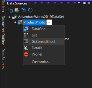 Step 3: Bind Controls to Data Source | Spread WPF