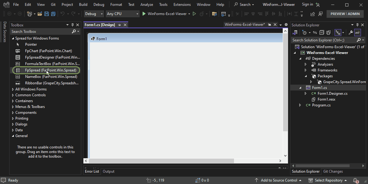 How To Add A C Net Excel Xlsx Viewer To Your Winforms App Spreadnet