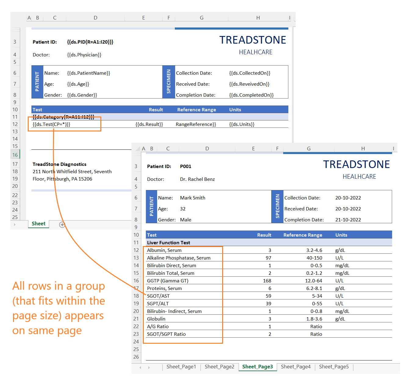 Build Paginated Reports Using Excel Xlsx Templates In C Net Gcdocuments