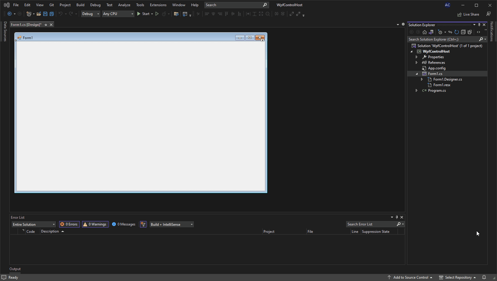 Embed Wpf User Controls In Winforms Applications Componentone
