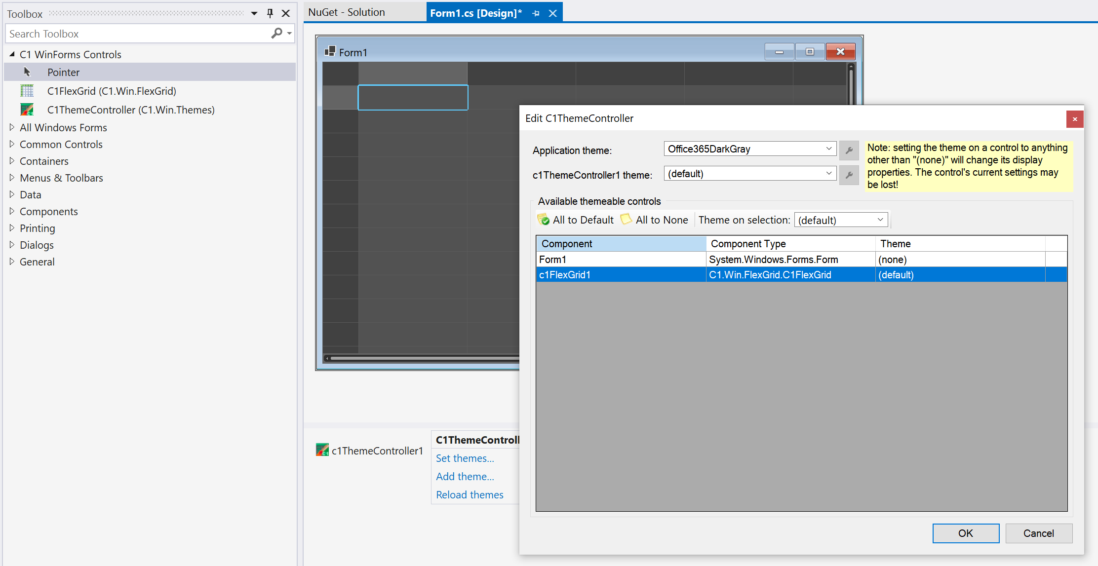 How To Build Microsoft Office 365 Themes In Winforms Componentone