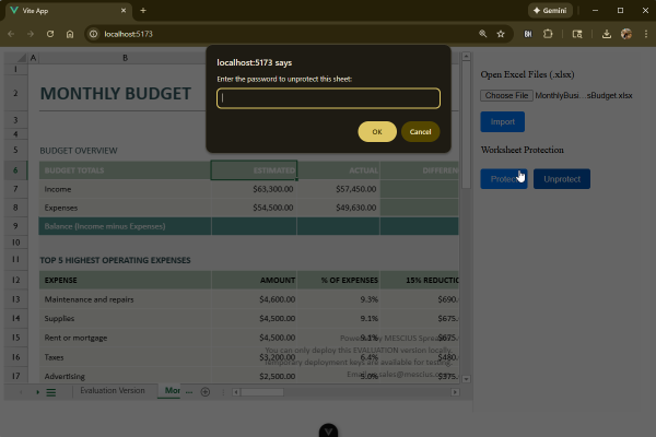 How to Add a Vue Excel XLSX Viewer to Your Web Application | SpreadJS