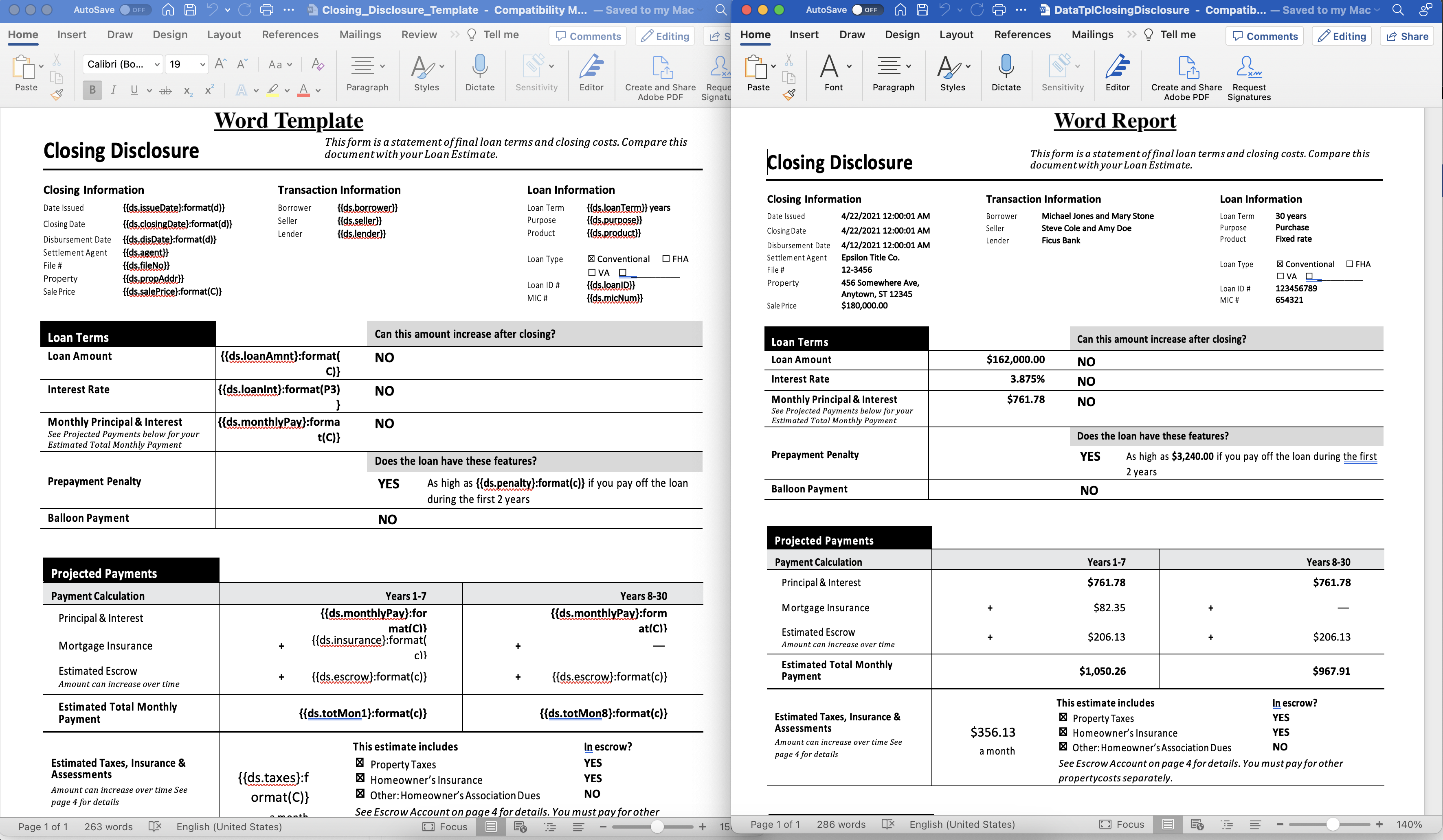 Conditionally show/hide data in C# .NET .docx Word Report Templates ... Conditionally show/hide data in C# .NET .docx Word Report Templates ...