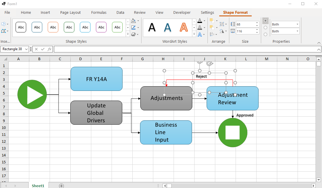 How To Create A Flowchart In Your C Net Spreadsheet Application Spreadnet