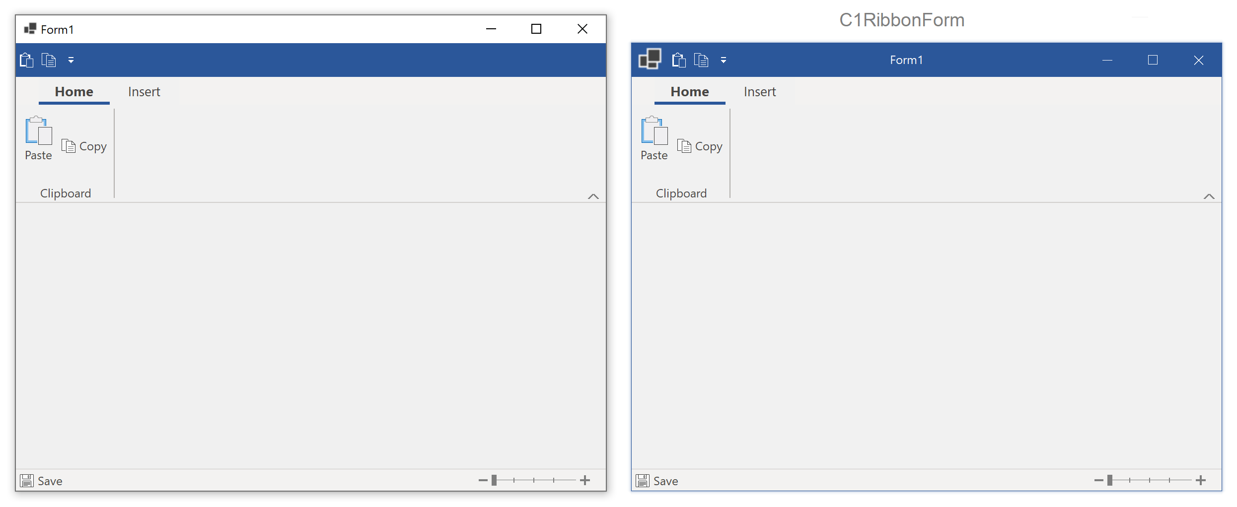 How To Add A C Net Ribbon Control To Your Winforms App Componentone