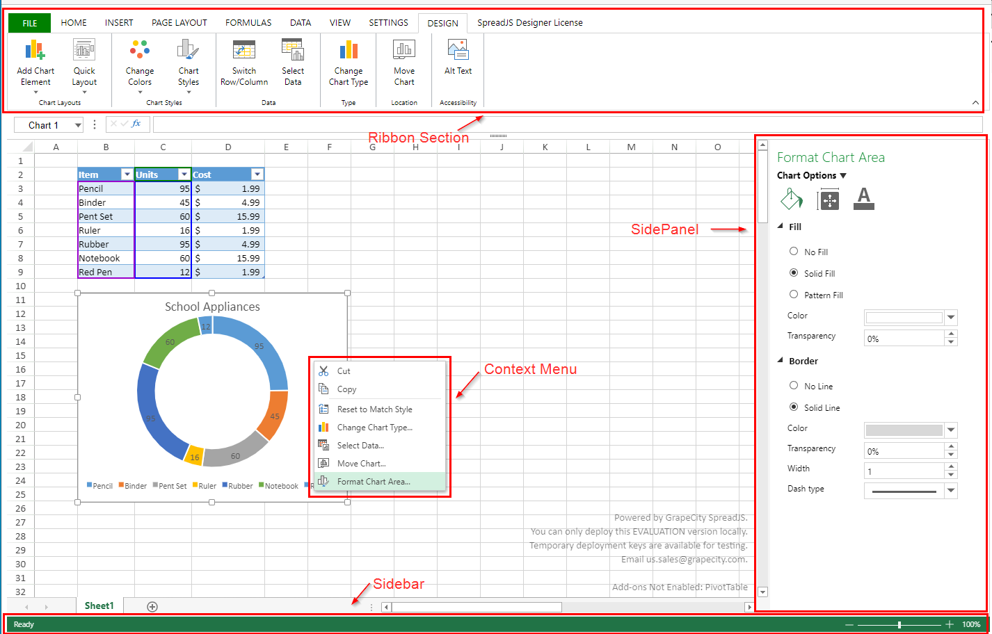 Customizing The Designer In Spreadjs A Javascript Spreadsheet Component Part 2