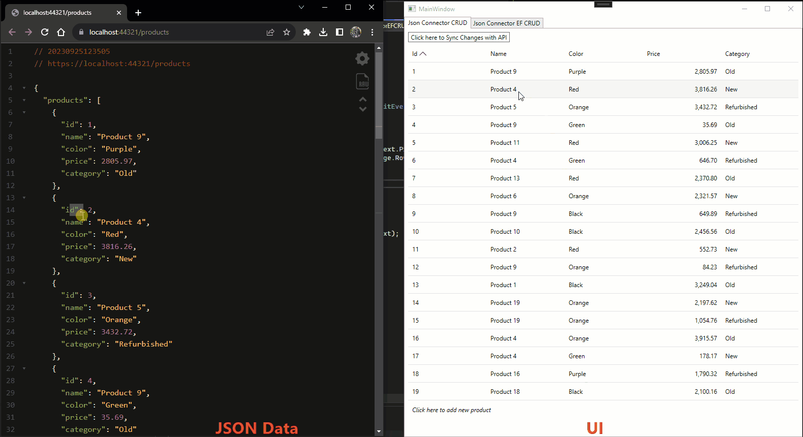 Build A Crud Rest Api With Json Data Connectors For Adonet And Entity