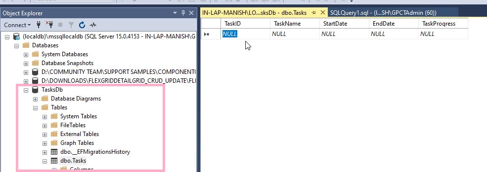 How To Perform Crud Operations With Entity Framework And Aspnet Core Componentone