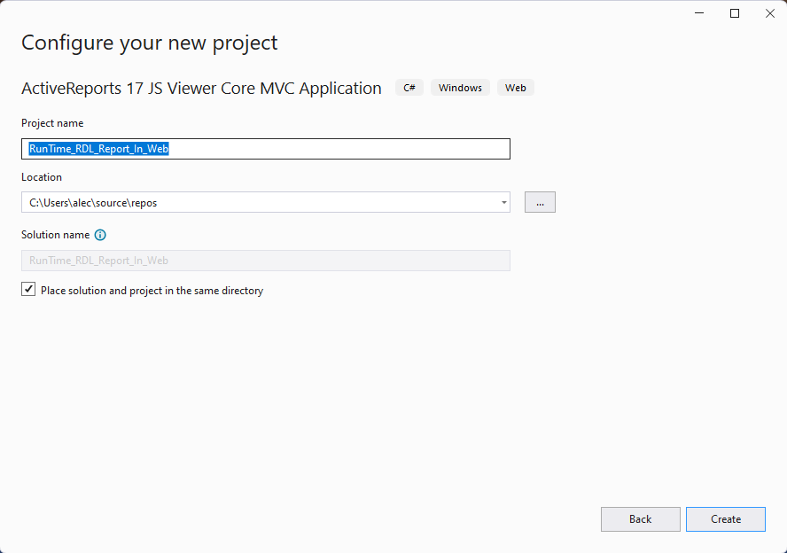 How To Create An Rdl Report In Net C Code Activereports