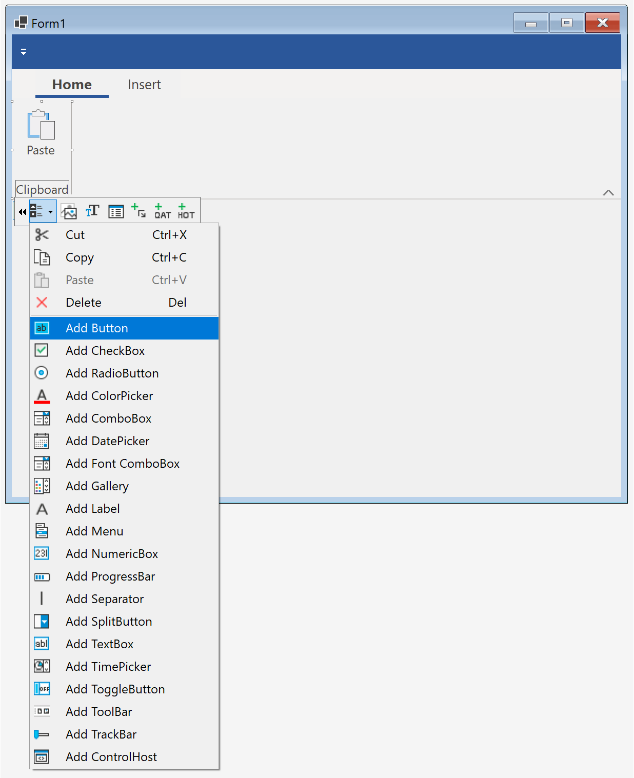 How To Add A C Net Ribbon Control To Your Winforms App Componentone