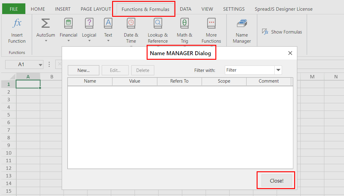 Customizing The Designer In Spreadjs A Javascript Spreadsheet Component Part 2
