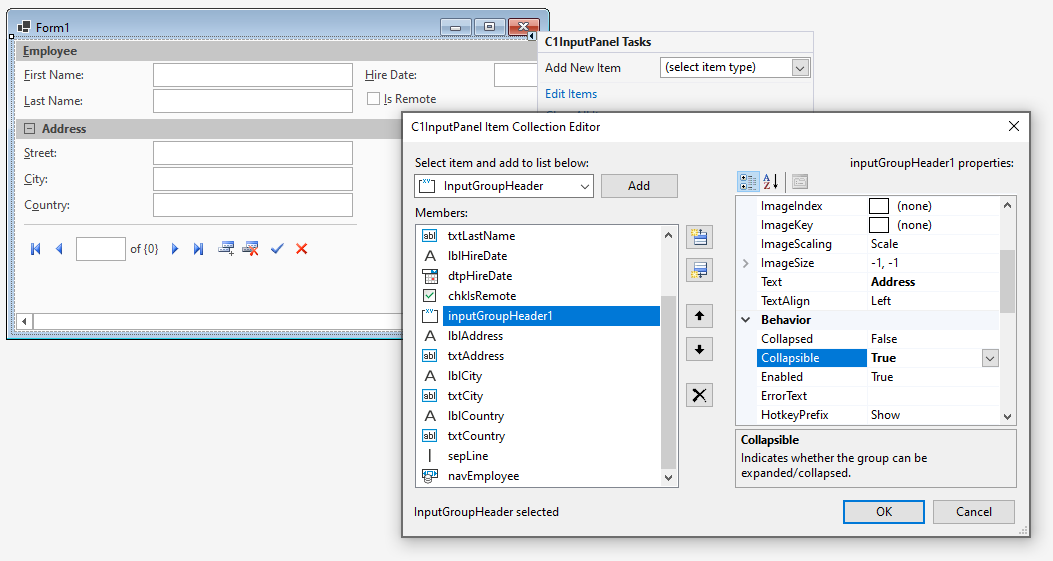 How To Create A Winforms Data Entry Form In Minutes Using Inputpanel Componentone